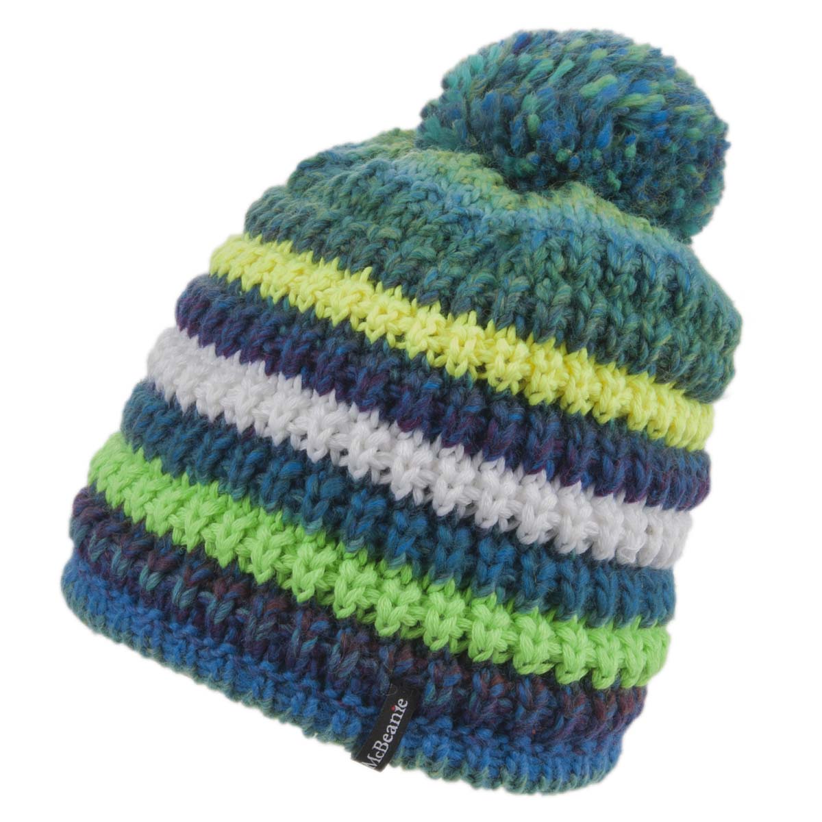 Strickmütze mit Bommel von McBEANIE --> hut.net