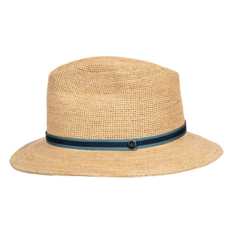 BORSALINO | Handgefertigter Raffia Crochet Hut für Herren Rollbar ...