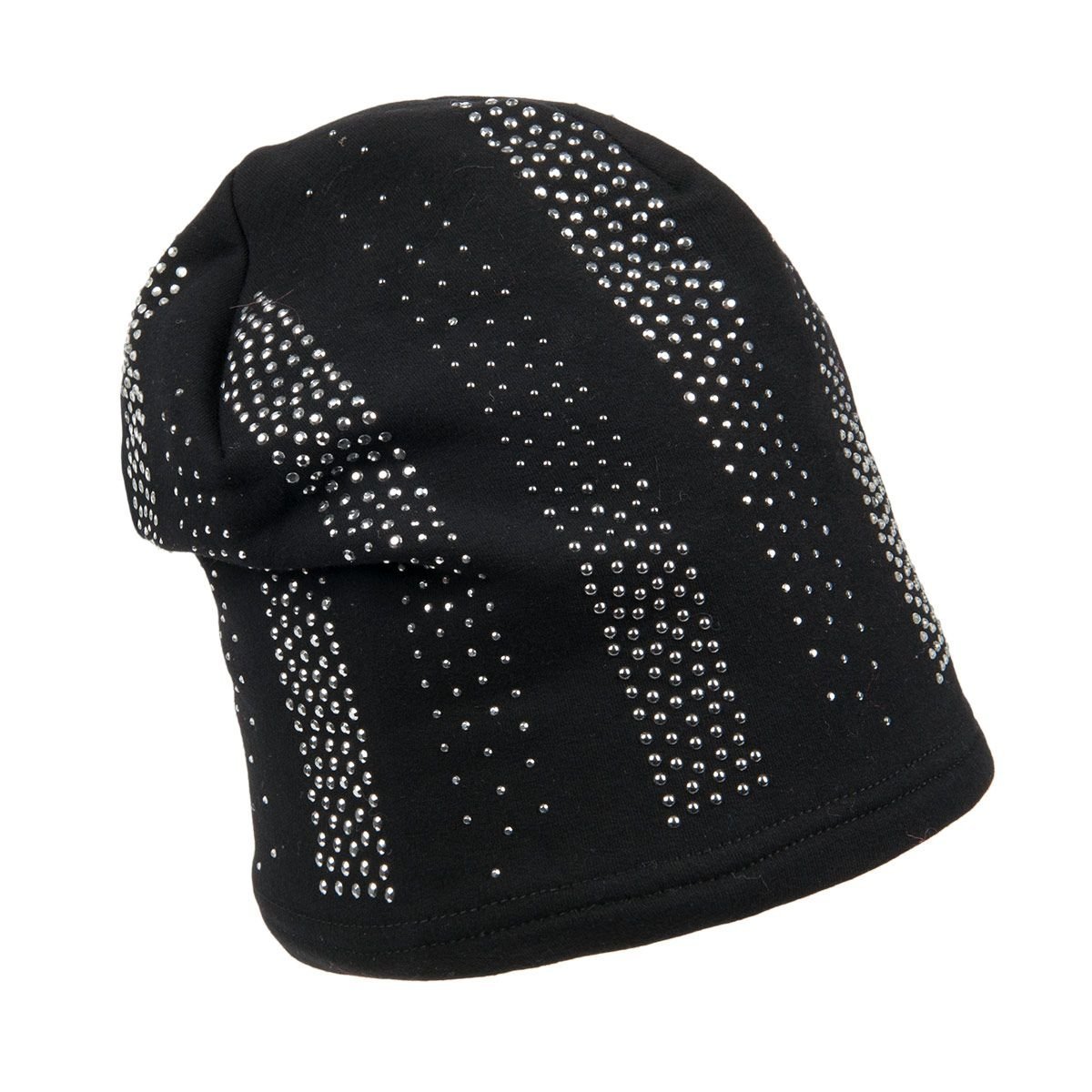 Beanie Mütze Damen mit Strass --> hut.net