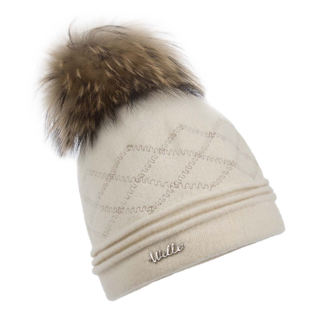 Mütze aus Walk mit Bommel von WILLI --> hut.net