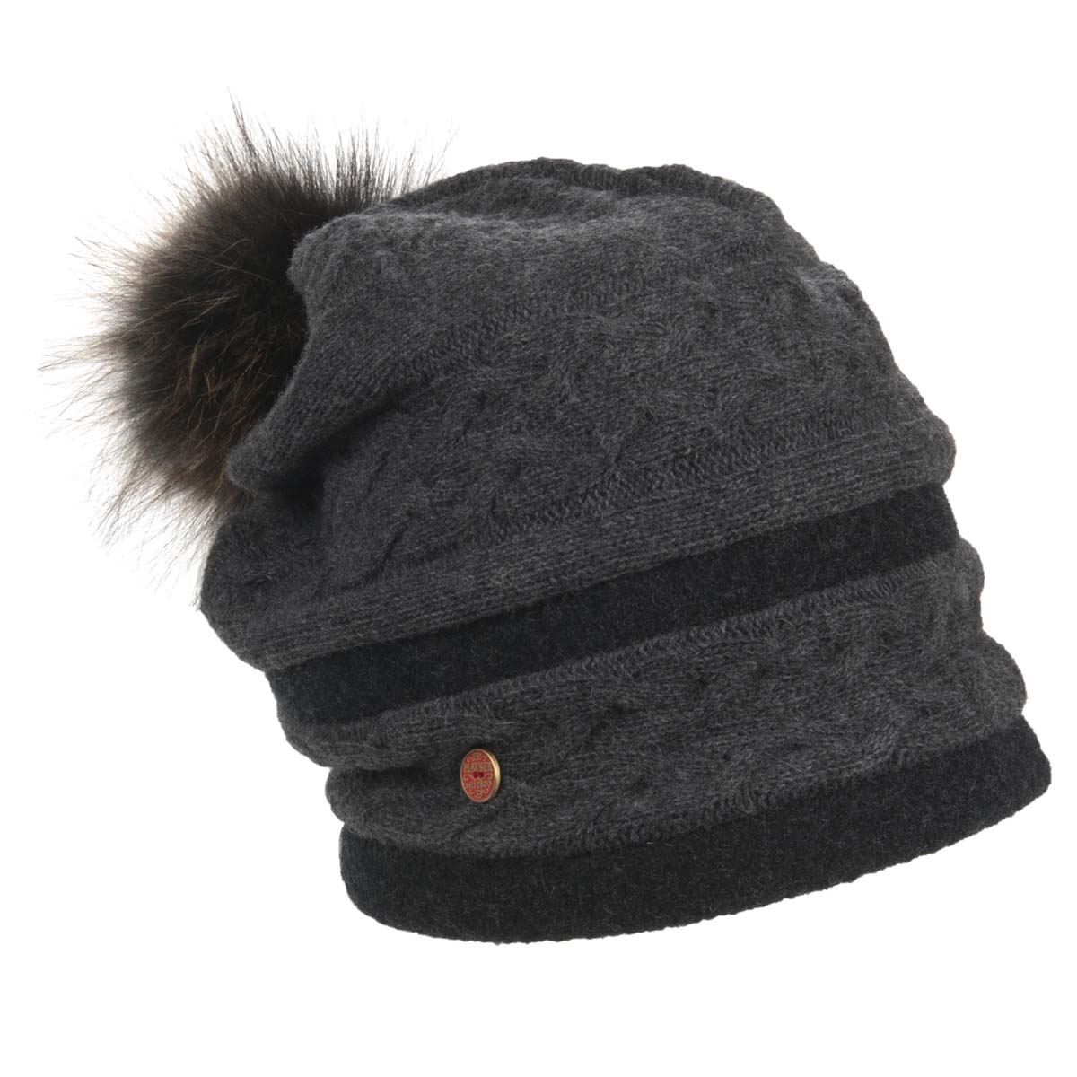 Mütze mit echtem Bommel von MAYSER --> hut.net