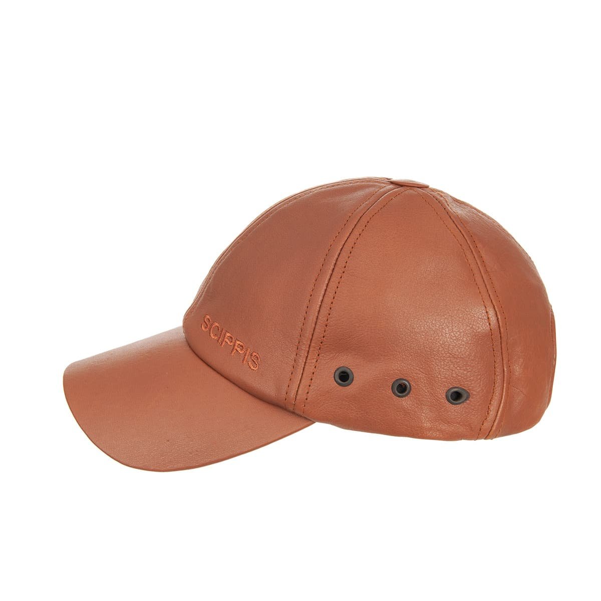 SCIPPIS | Leder Baseball Cap für Herren 100% Büffelleder --> hut.net